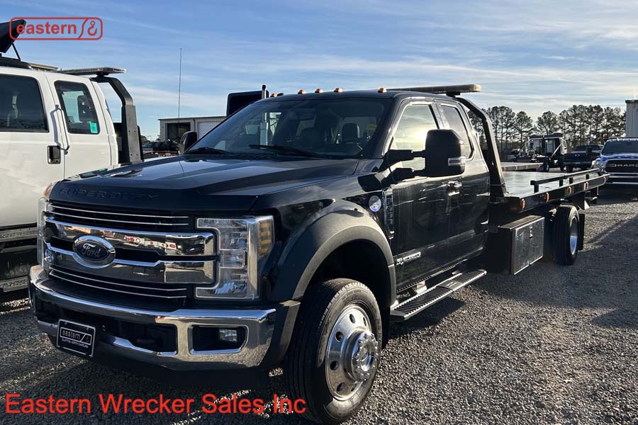 2018 Ford F550 Lariat Extended Cab with 19ft Jerr-Dan RRSB Steel ...