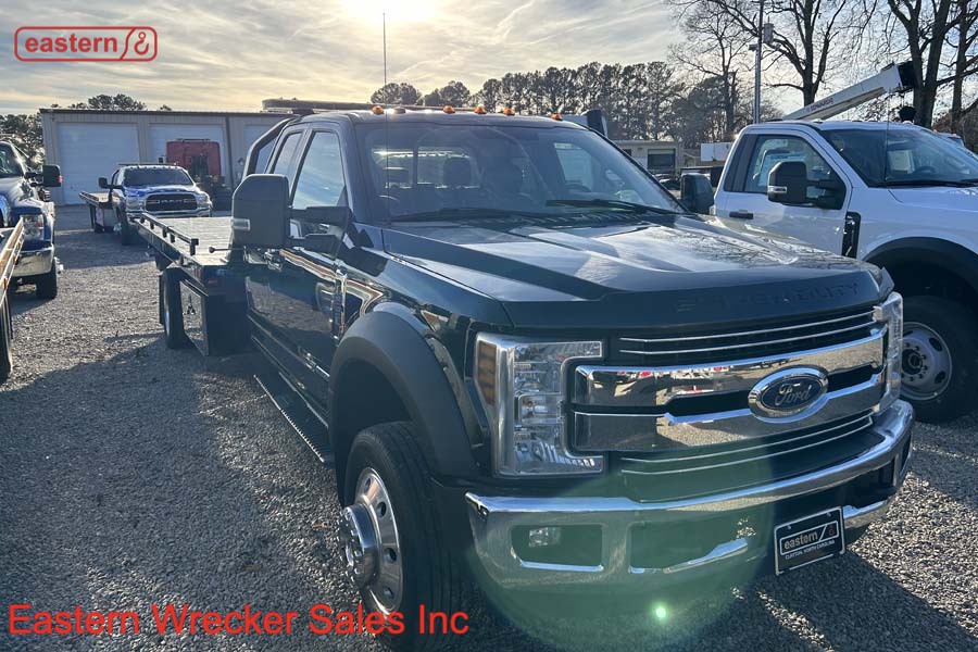 2018 Ford F550 Lariat Extended Cab with 19ft Jerr-Dan RRSB Steel ...